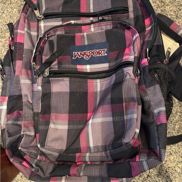 Jansport | Bags | Jansport Multicolor Plaid Backpack | Poshmark